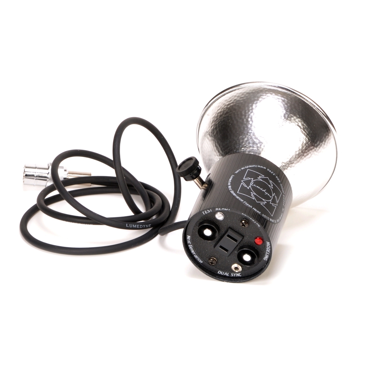 Lumedyne-HQRS Next Generation 2400ws Round Modeling Head with Straight Cord